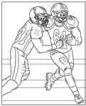 NFL coloring pages American Football