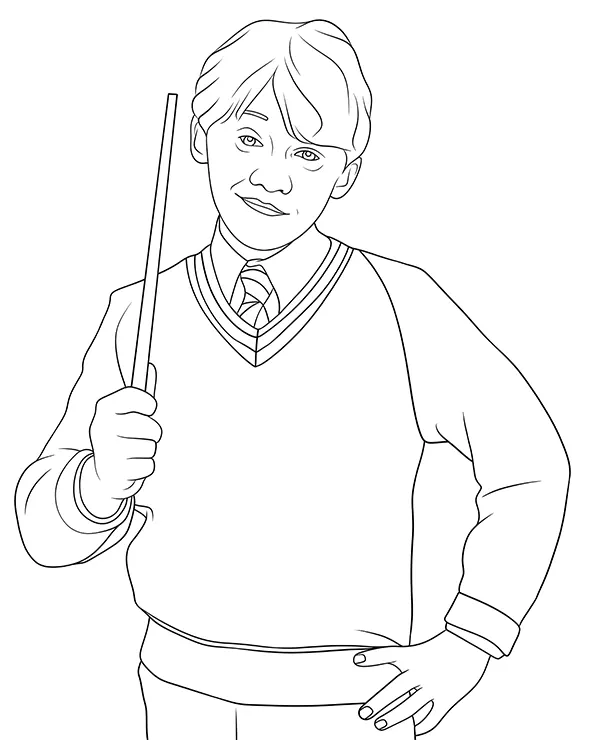 weasley coloring pages